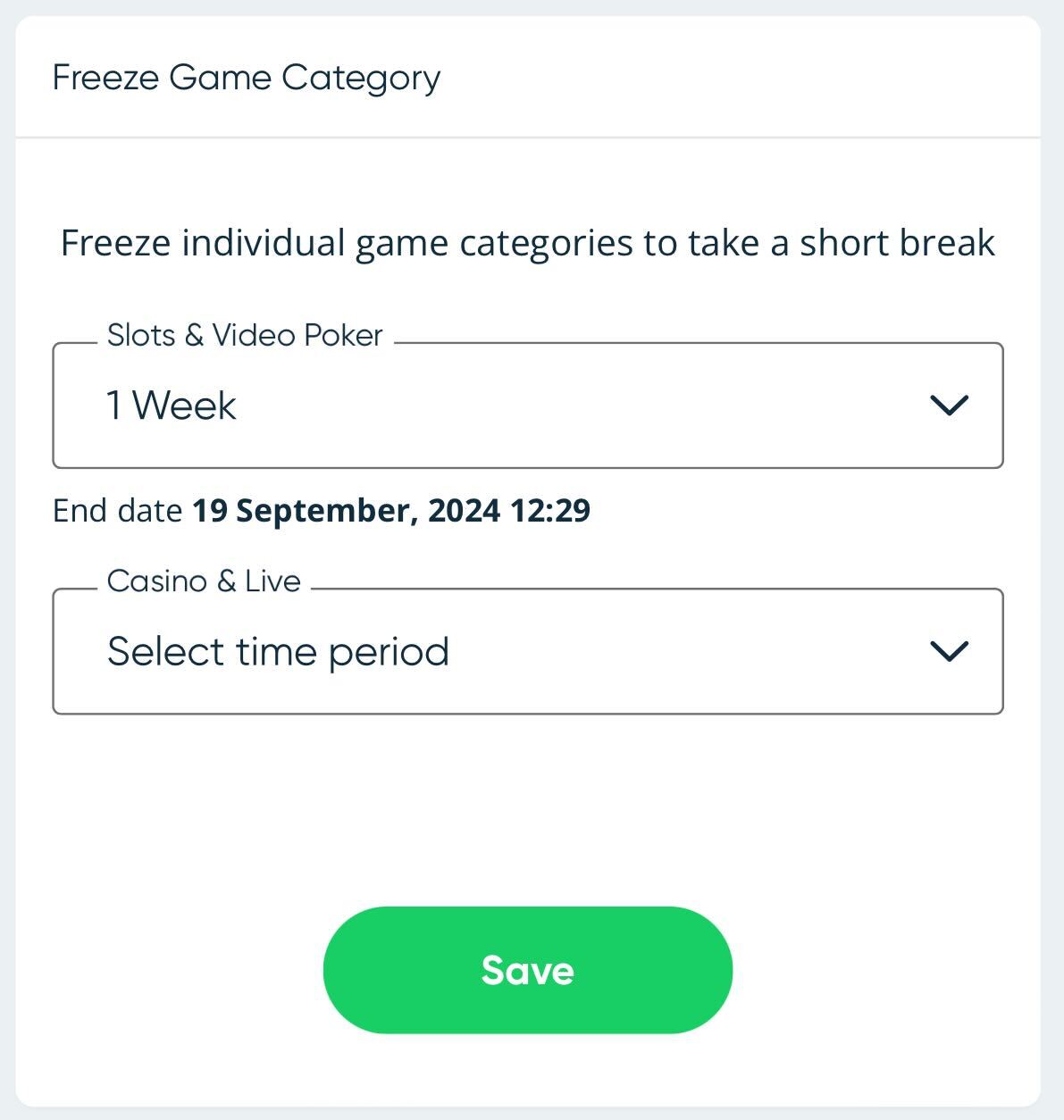 How do i freeze a specific game category? – SpeedyCasino.com
